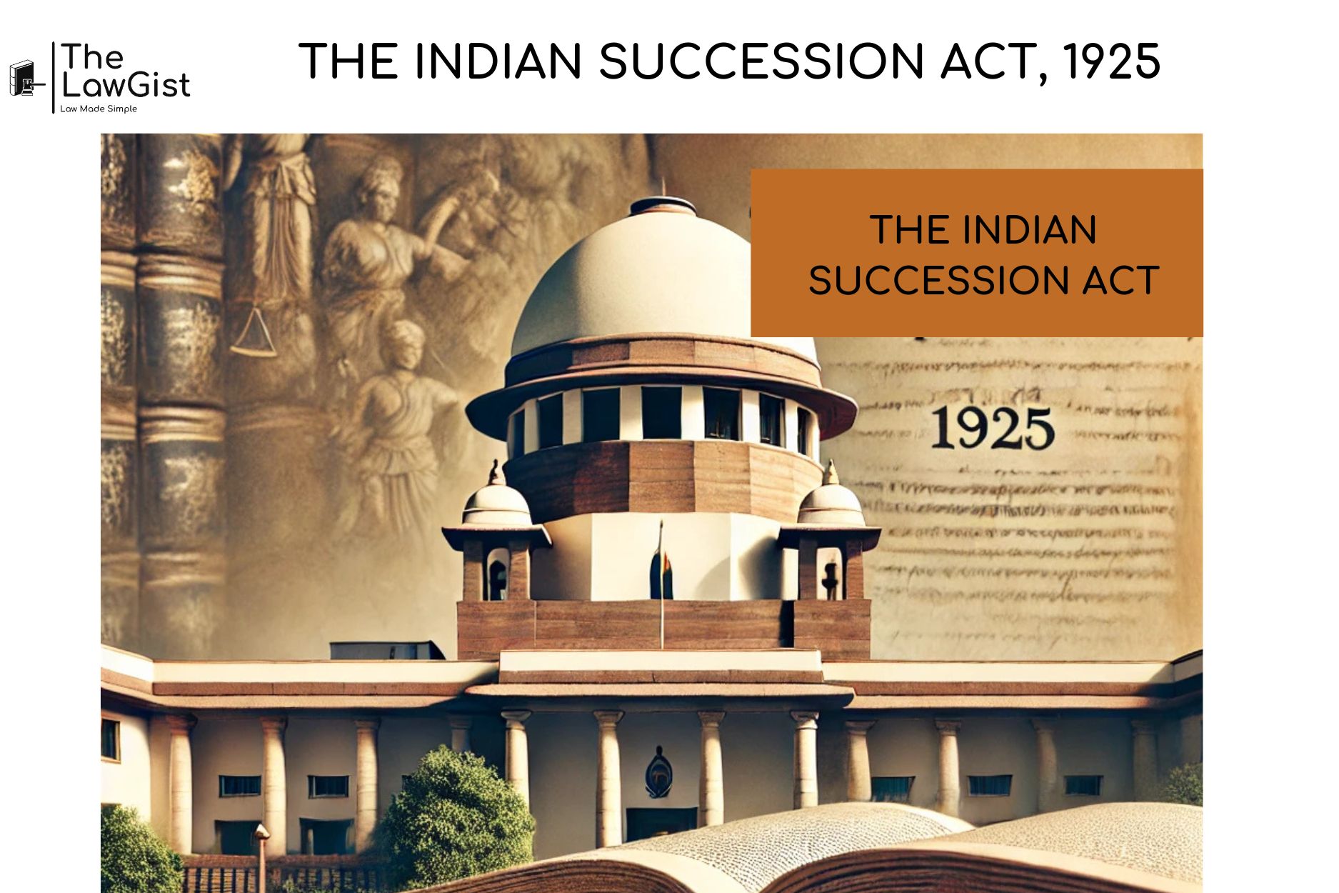 THE INDIAN SUCCESSION ACT, 1925 - The LawGist