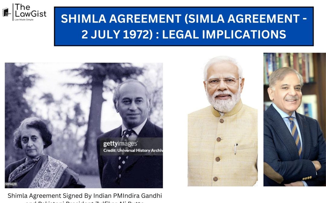 Pakistan India Simla Agreement Indus Waters Treaty Bilateral Relations ...